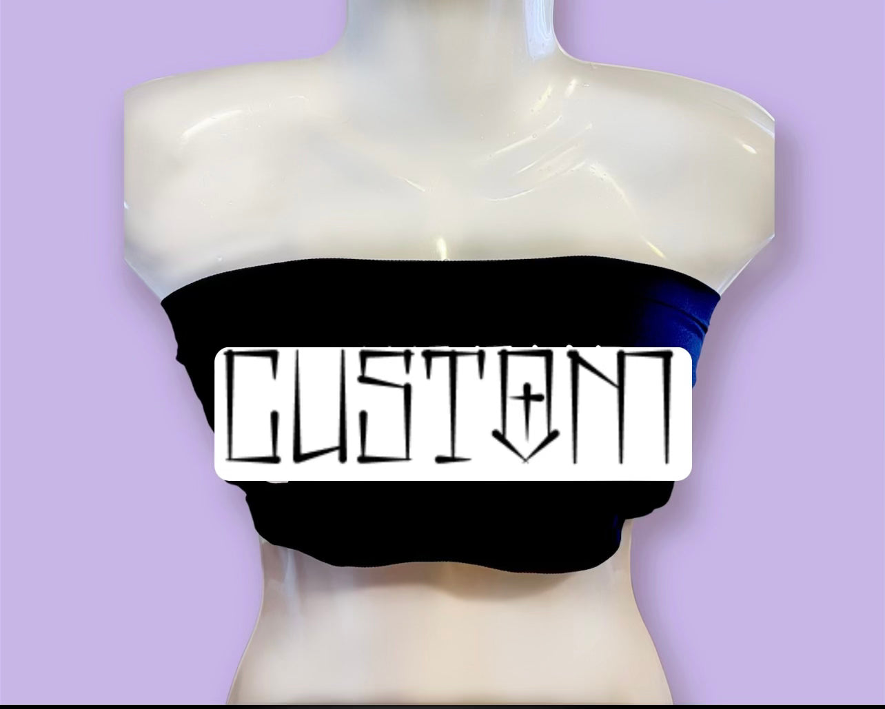 CUSTOM Graffiti Tube Top – chicanacosmeticssx